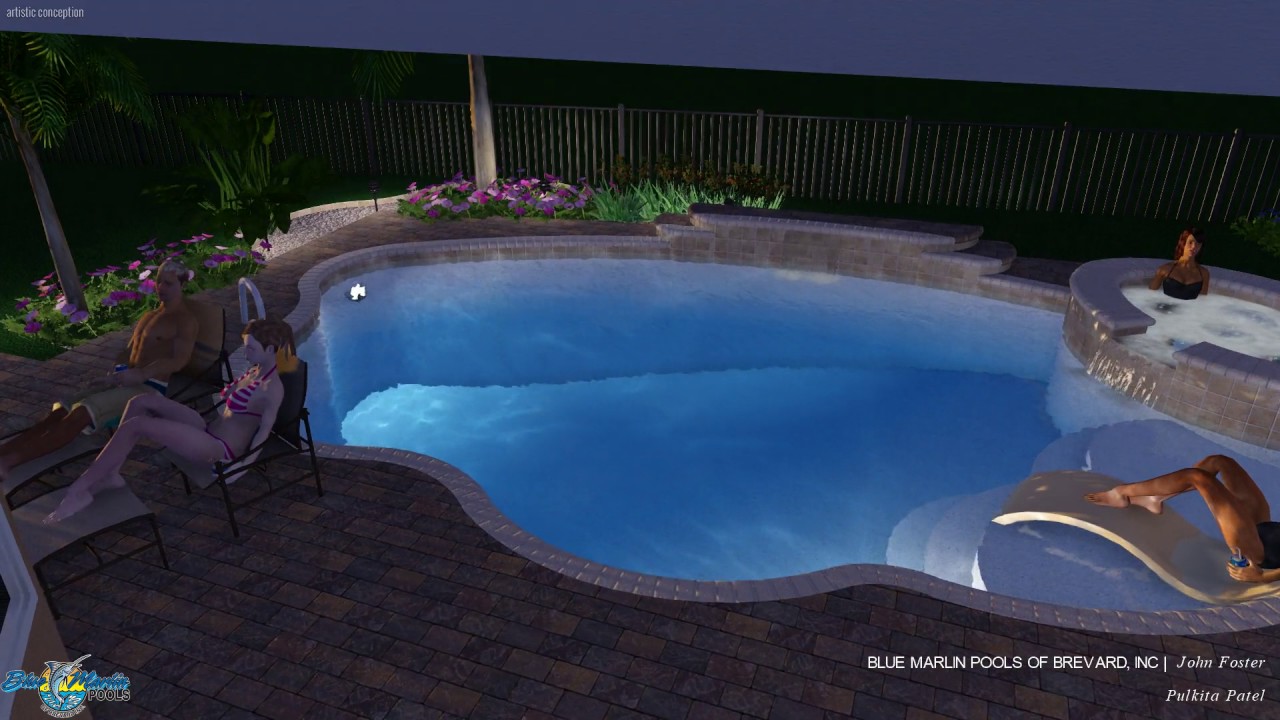 Patel project final by Blue Marlin Pools © - YouTube
