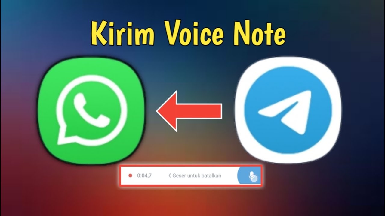 Cara Kirim Voice Note Telegram Ke WhatsApp Dengan Mudah - YouTube
