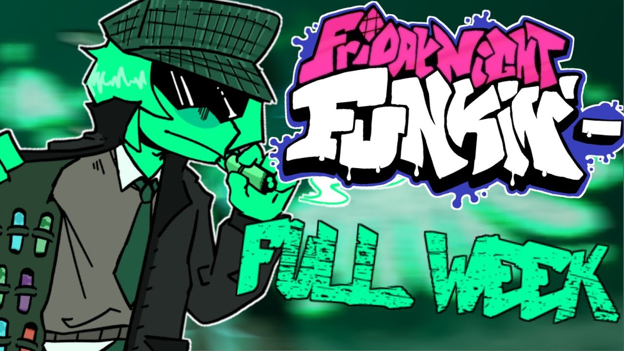 Vs Minus Garcello - Friday Night Funkin Mod - FULL WEEK - HARD - YouTube