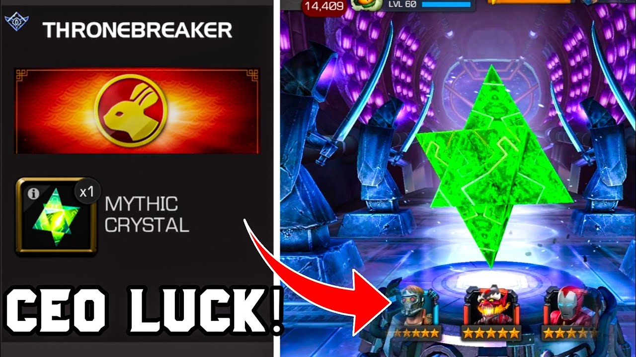 MCOC - MYTHIC CRYSTAL OPENING - CEO LUCK 100% CONFIRMED! - MARVEL ...