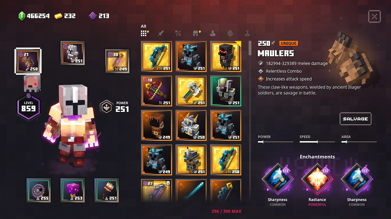 Minecraft Dungeons Maulers Build vs 3 Unbreakable Ones Apoc+25 Ancient ...