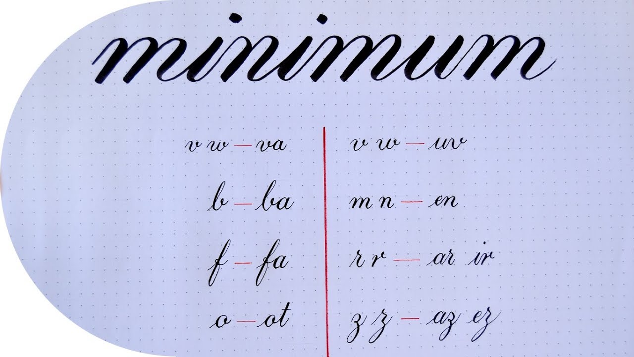 Tutorial de CALIGRAFÍA - Separación entre letras | MelganniaTV - YouTube