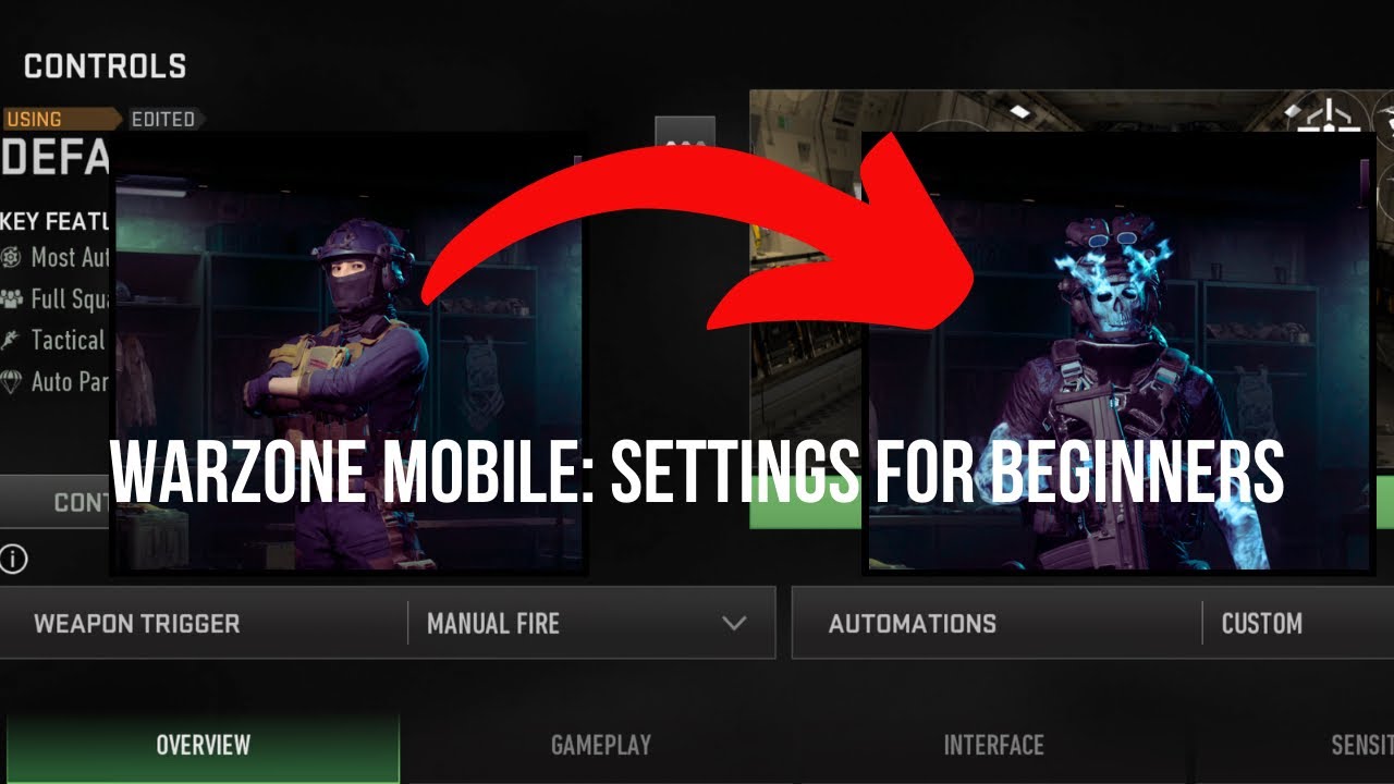 WARZONE MOBILE: BEGINNERS SETTINGS GUIDE - YouTube