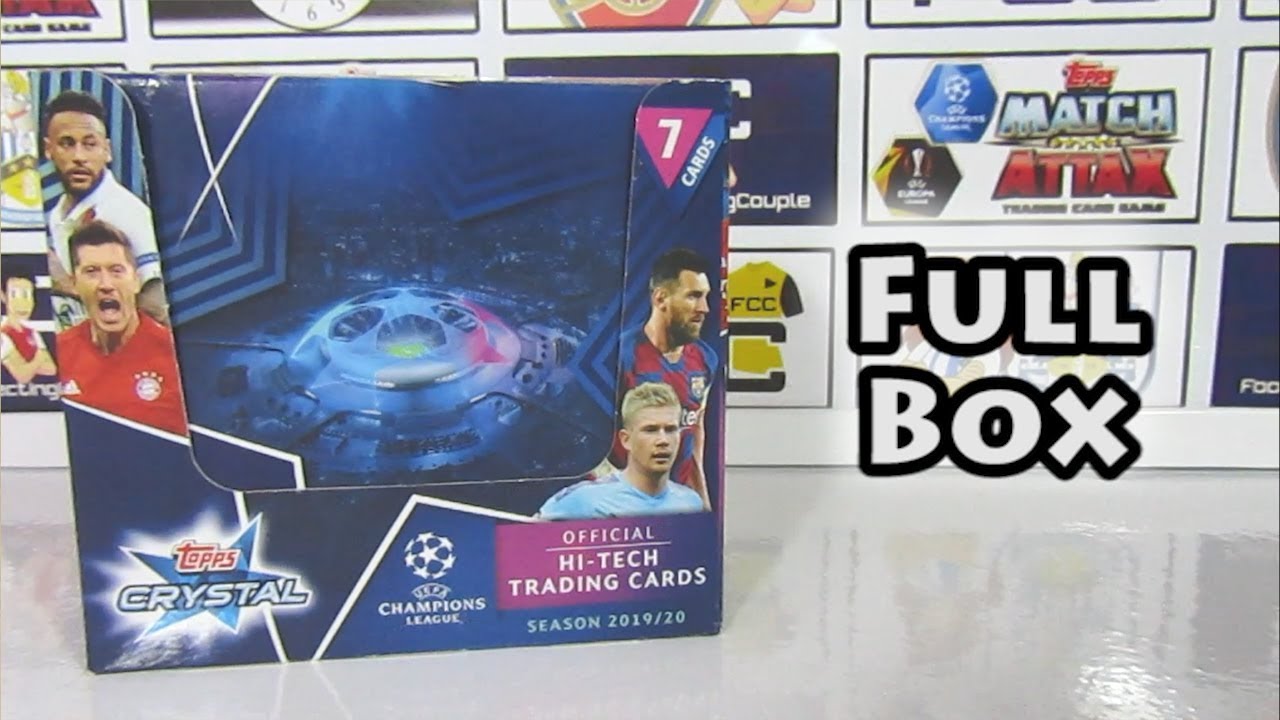 Topps Crystal 2019/20 Full Box Opening | Champions League Masters ...
