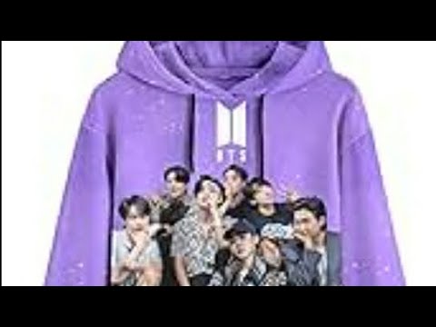 BTS hoodie winter wear in purple colour 😍💜 #shorts #btsshorts