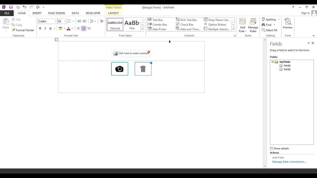 How to Install and use InfoPath Camera ActiveX Control | Office Camera ...