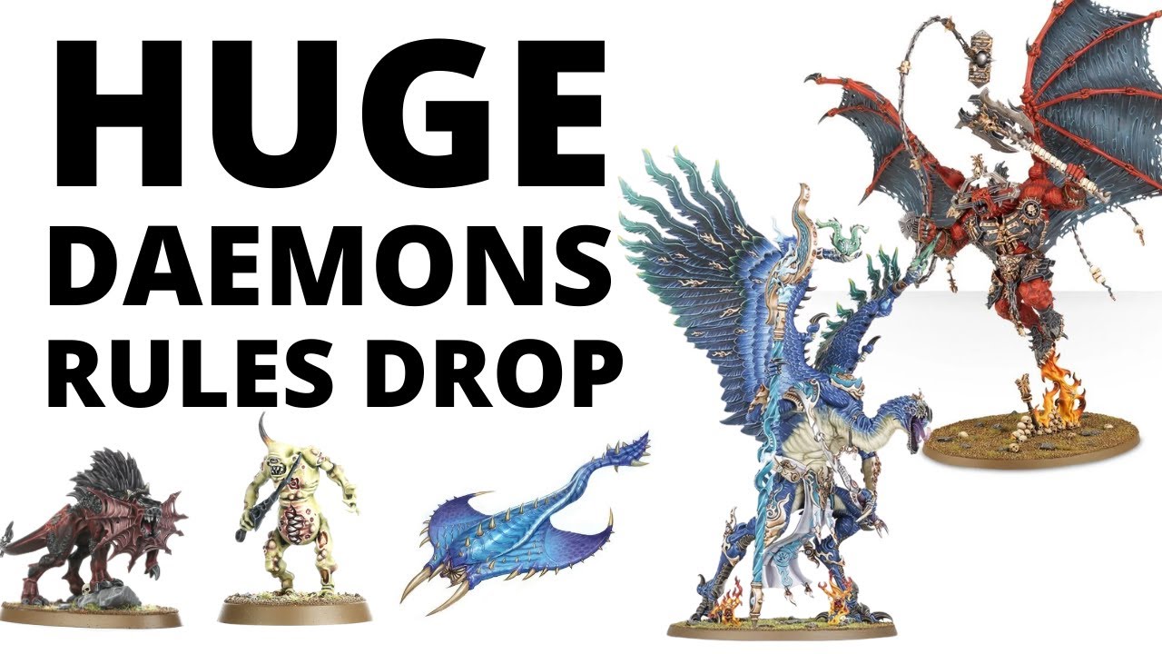 ENORMOUS Chaos Daemons Rules Reveal - Bloodthirster, Fateweaver ...
