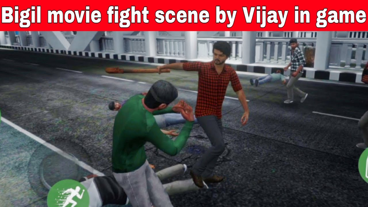 Thalapathy Vijay new Game | Sarkar Infinite | Bridge fight scene Bigil ...