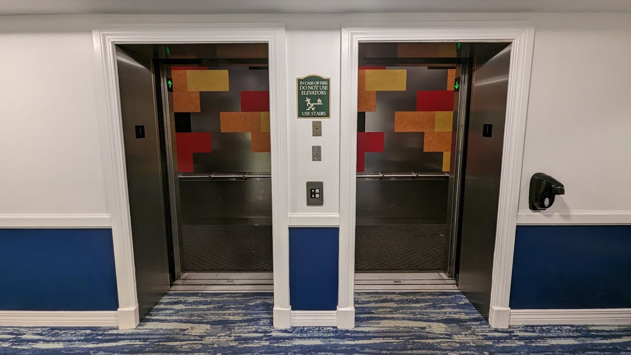 Nice OTIS Series 1 Traction Elevators at Marriott's Ocean Pointe in Riviera Beach, FL - YouTube