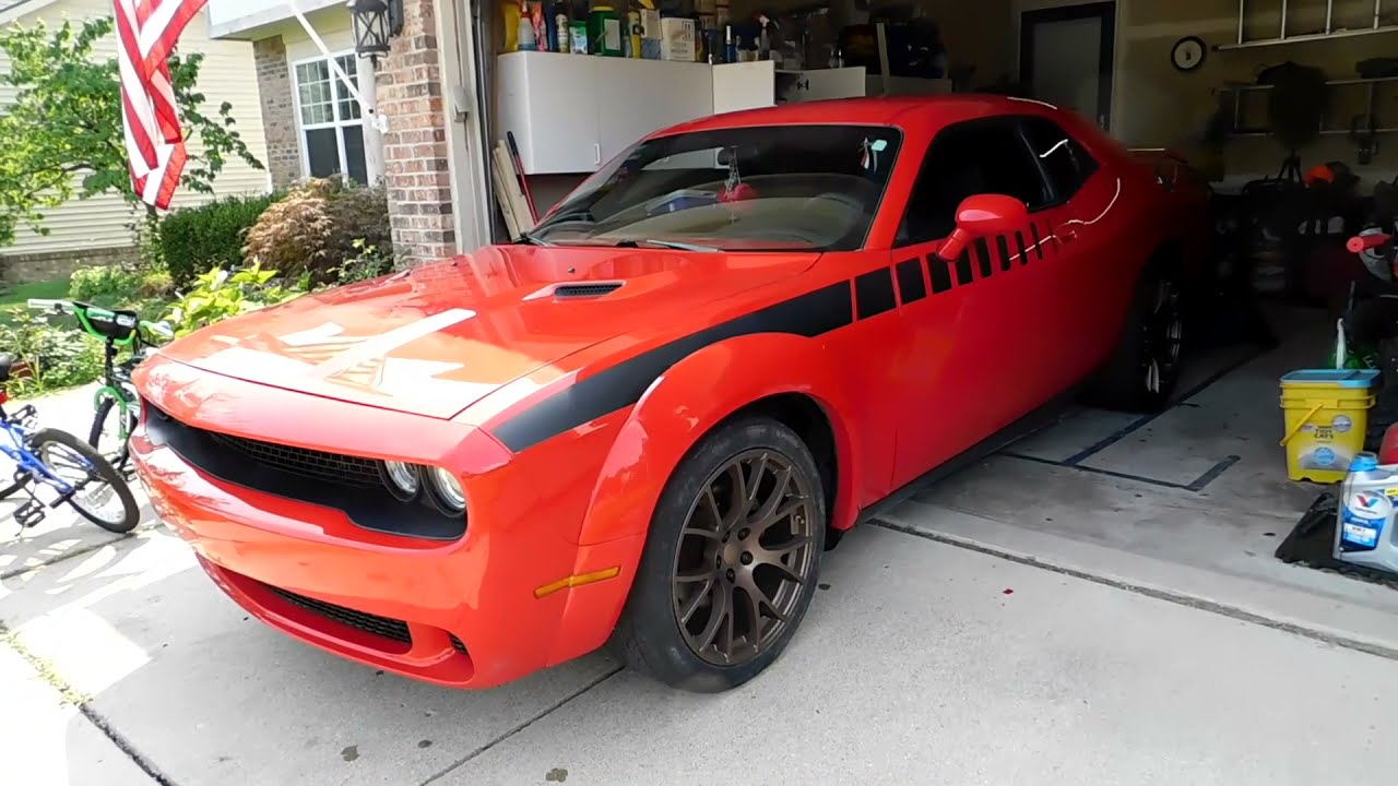 How to install a Dodge Demon wide body kit From Vicrez.com part 5 # ...