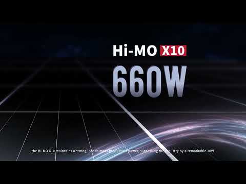 Hi-MO X10 ที่สุดของนวัตกรรมแผงโซลาร์เซลล์ยุคใหม่ ให้กำลังไฟฟ้าสูงสุดถึง 670W !