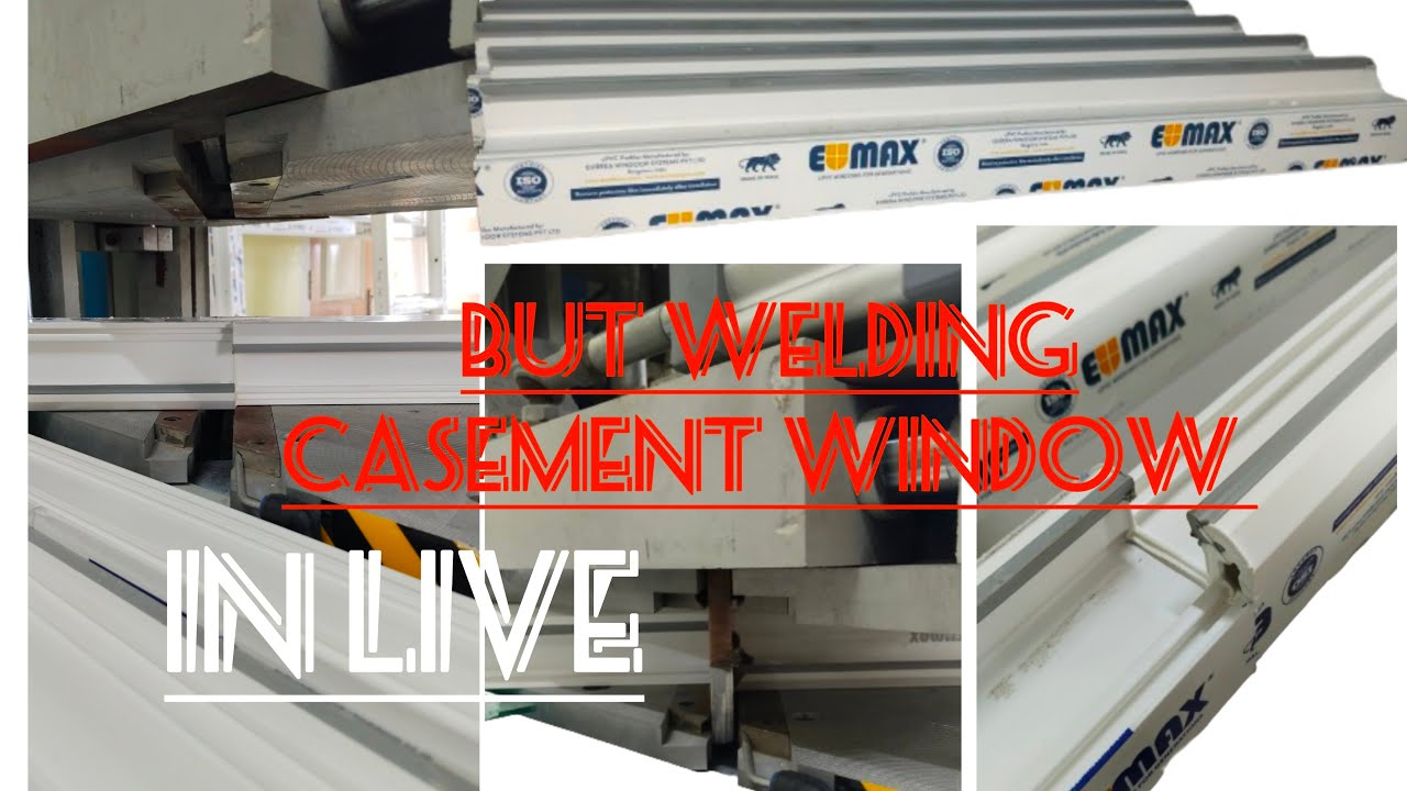 But welding casement window NRK uPVC doors and windows is live! - YouTube