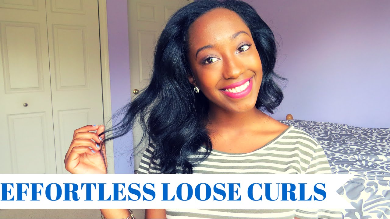 Effortless Loose Curls | Hair Tutorial - YouTube
