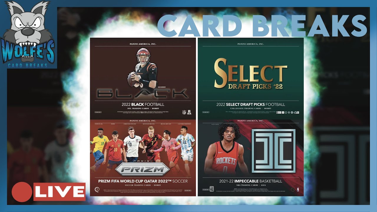 Wolfe's Card Breaks Live Group Breaks - YouTube