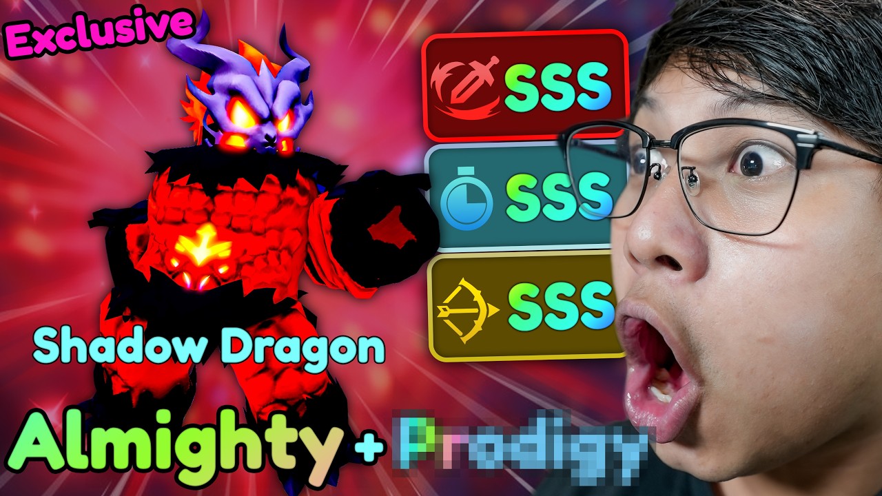 ALMIGHTY SHADOW DRAGON (UNLOCKED) SSS MAX STATS SHOWCASE - Anime ...