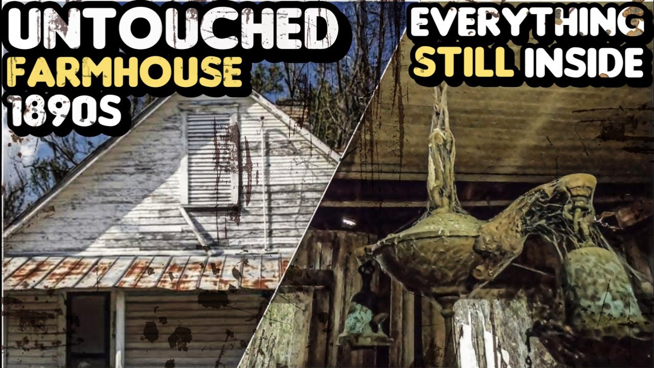 Abandoned 1890's Farmhouse Untouched Everything Still Inside - YouTube