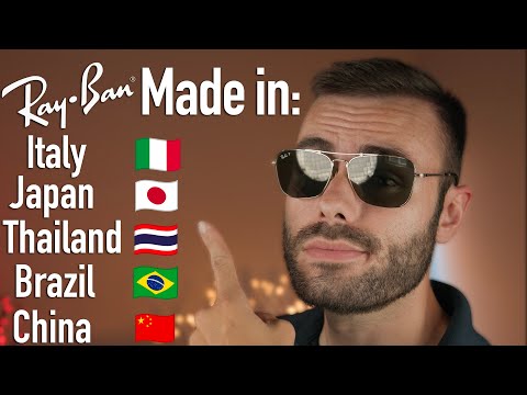Are Ray Ban Sunglasses Made in China, Thailand, Brazil, Italy, Japan?