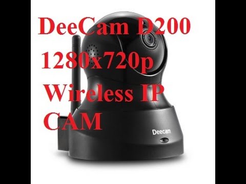 DeeCam D200 Wireless IP 720P Surveillance Camera - YouTube