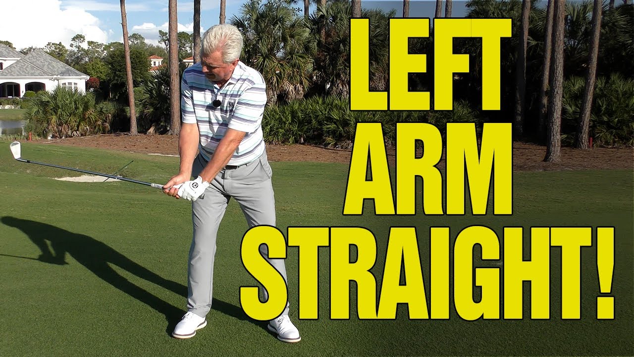 🔥 Little Known SECRET Keeps the Left Arm Straight in Your Golf Swing! 🔥 ...