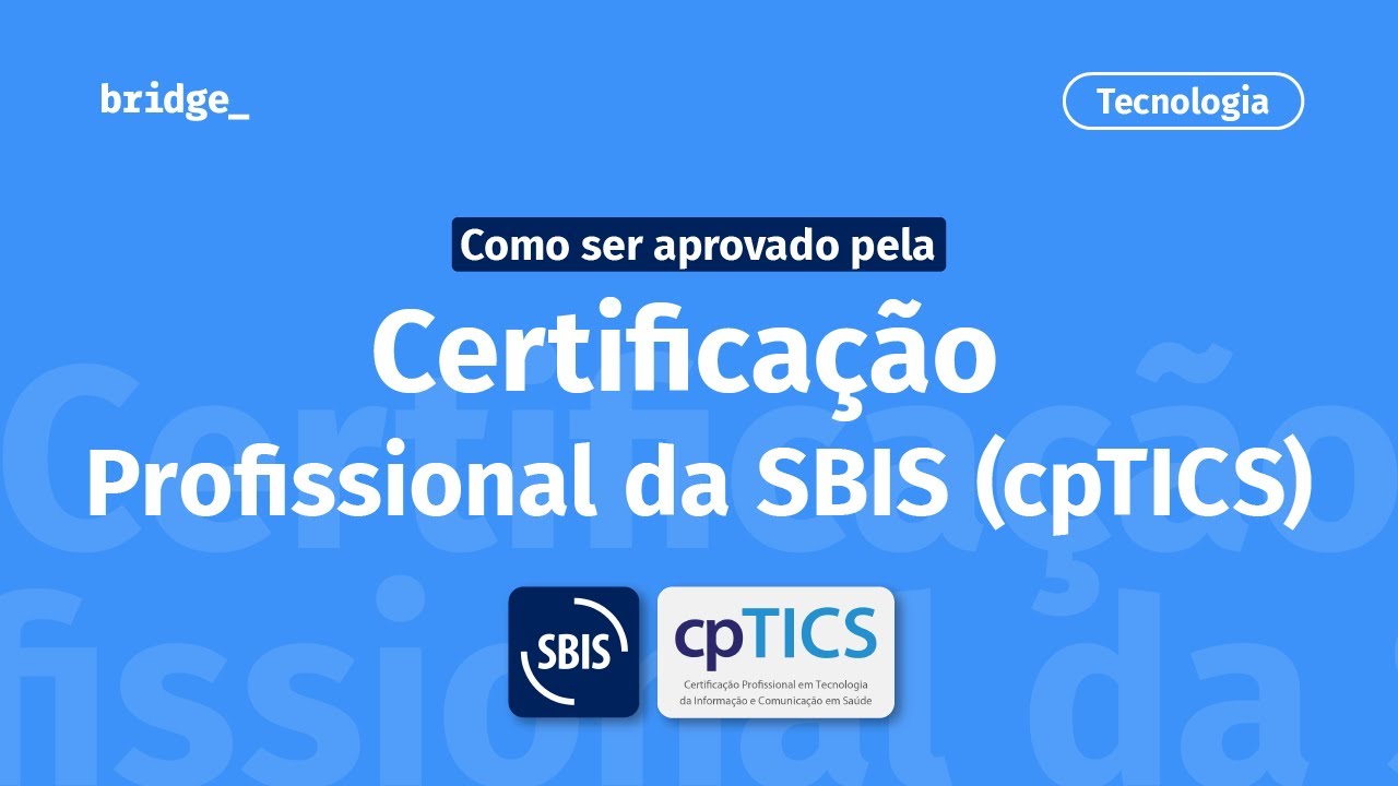 Como ser aprovado pela Certificação Profissional da SBIS - YouTube
