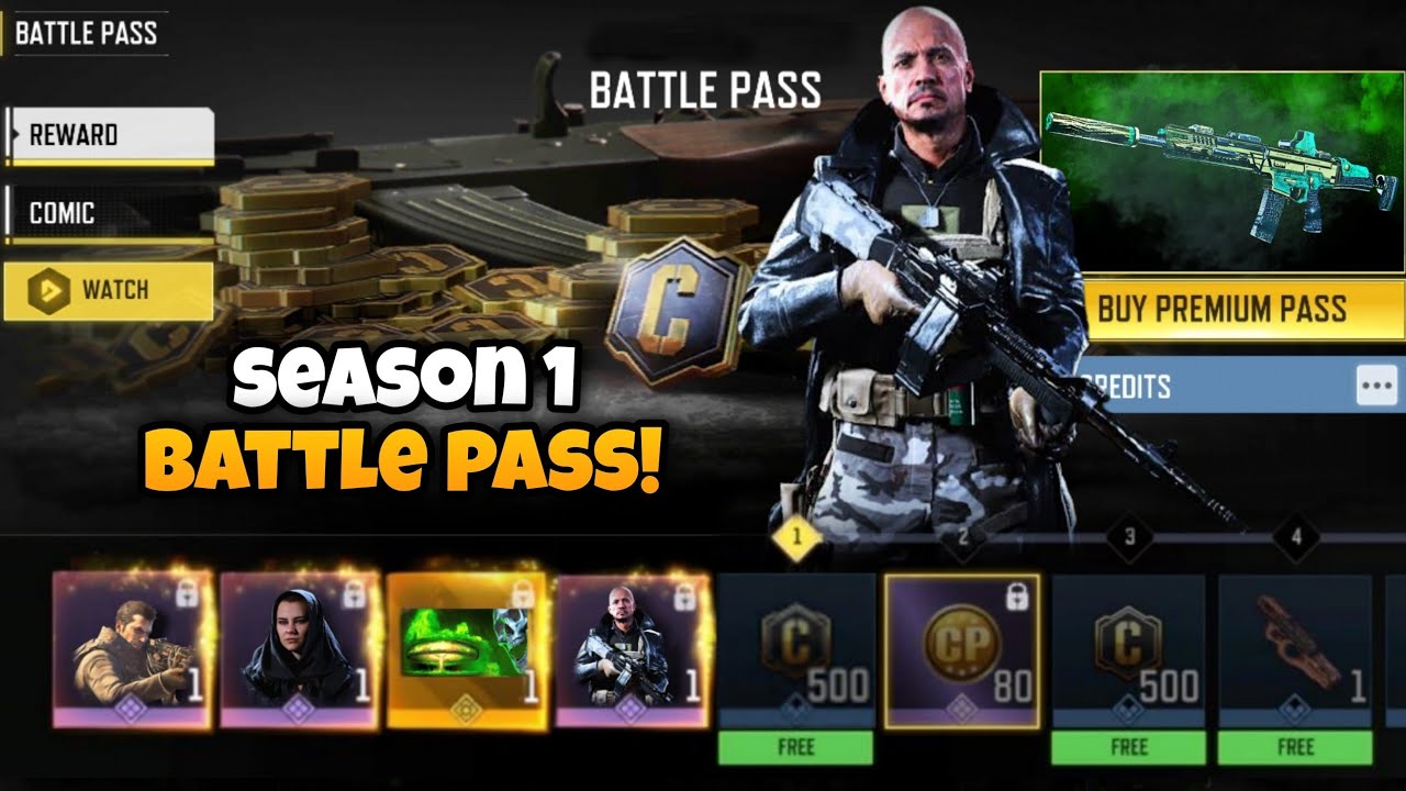SEASON 1 CONFIRMED BATTLE PASS CHARACTERS | S1 BATTLE PASS TEASER CODM ...