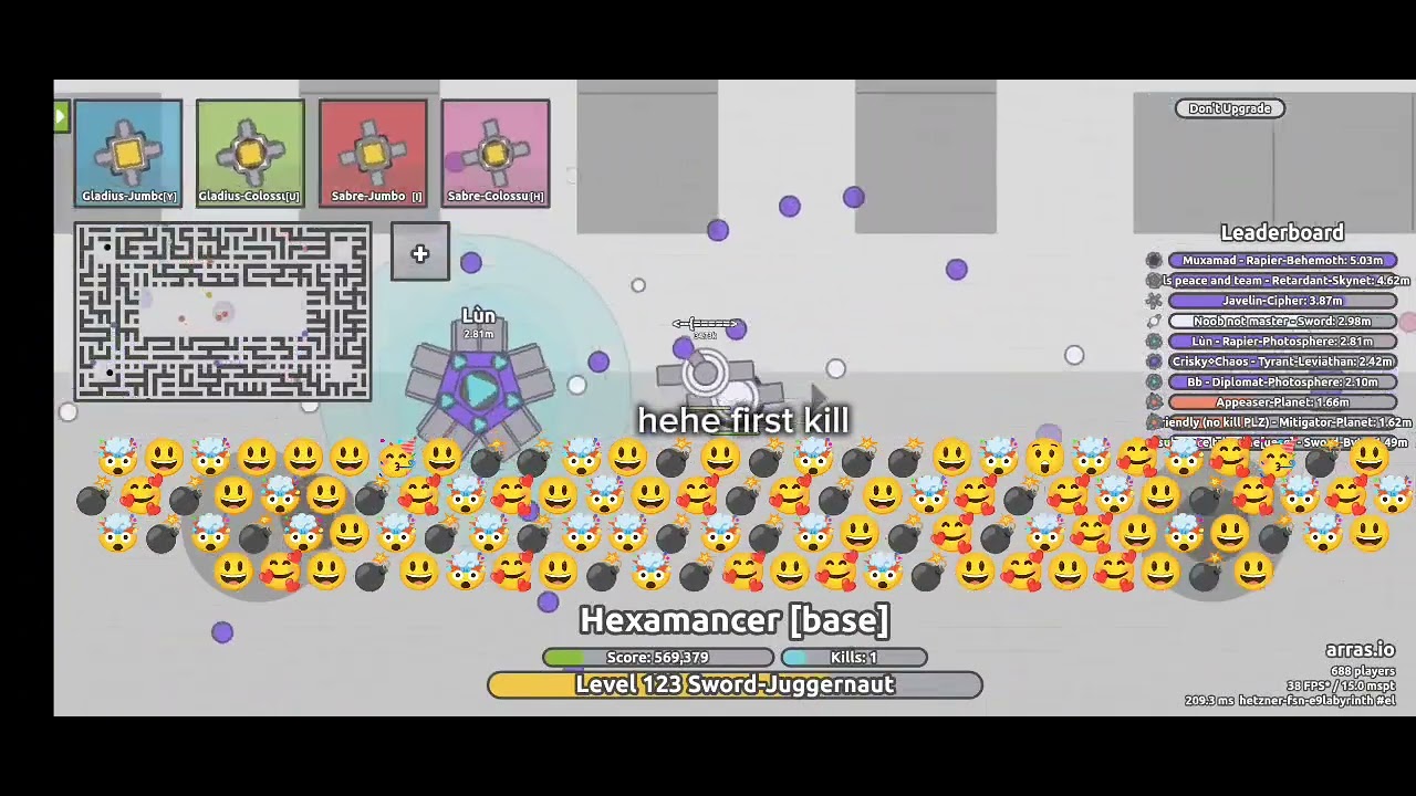 arras.io Nexus dread javelin gameplay (Best edited video ig) - YouTube
