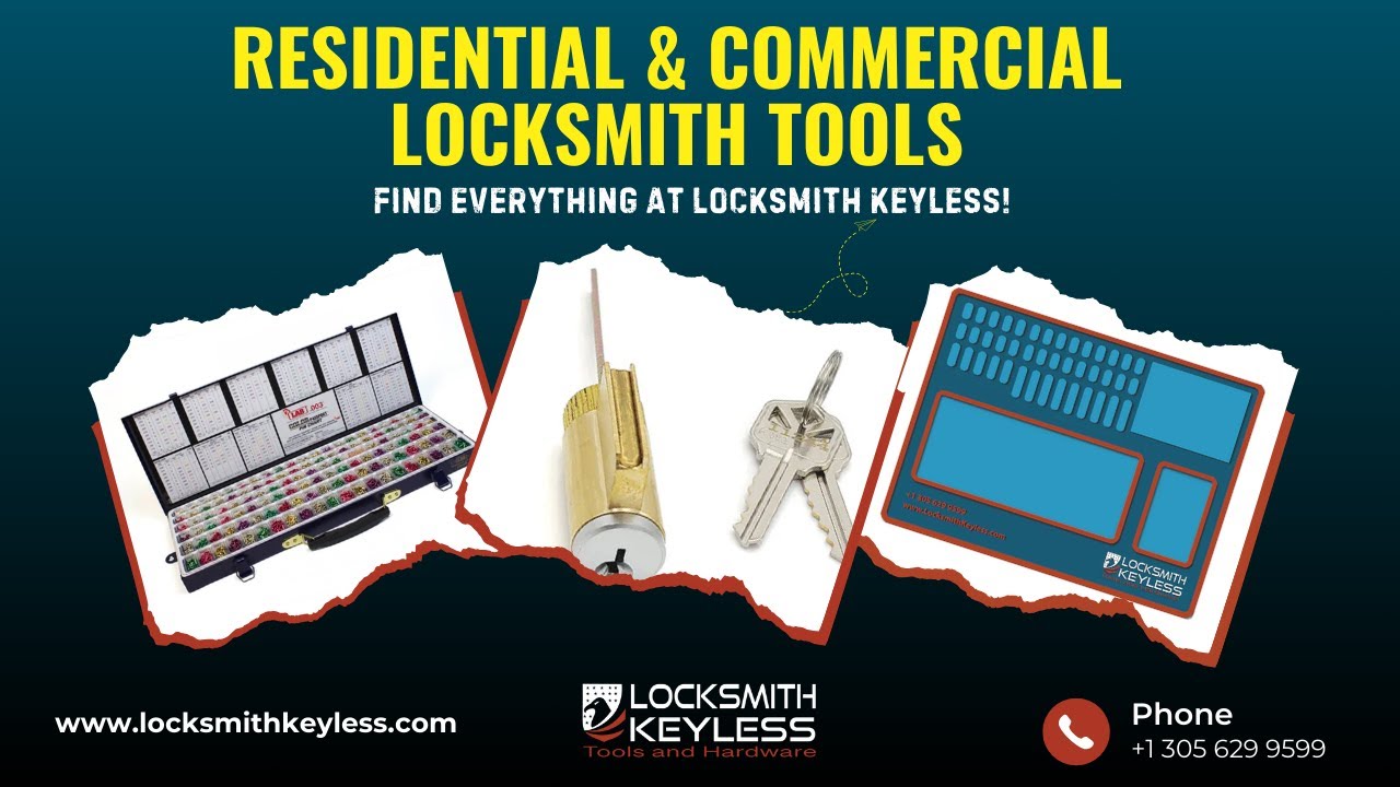 Residential & Commercial Locksmith Tools – Find Everything at Locksmith Keyless! - YouTube