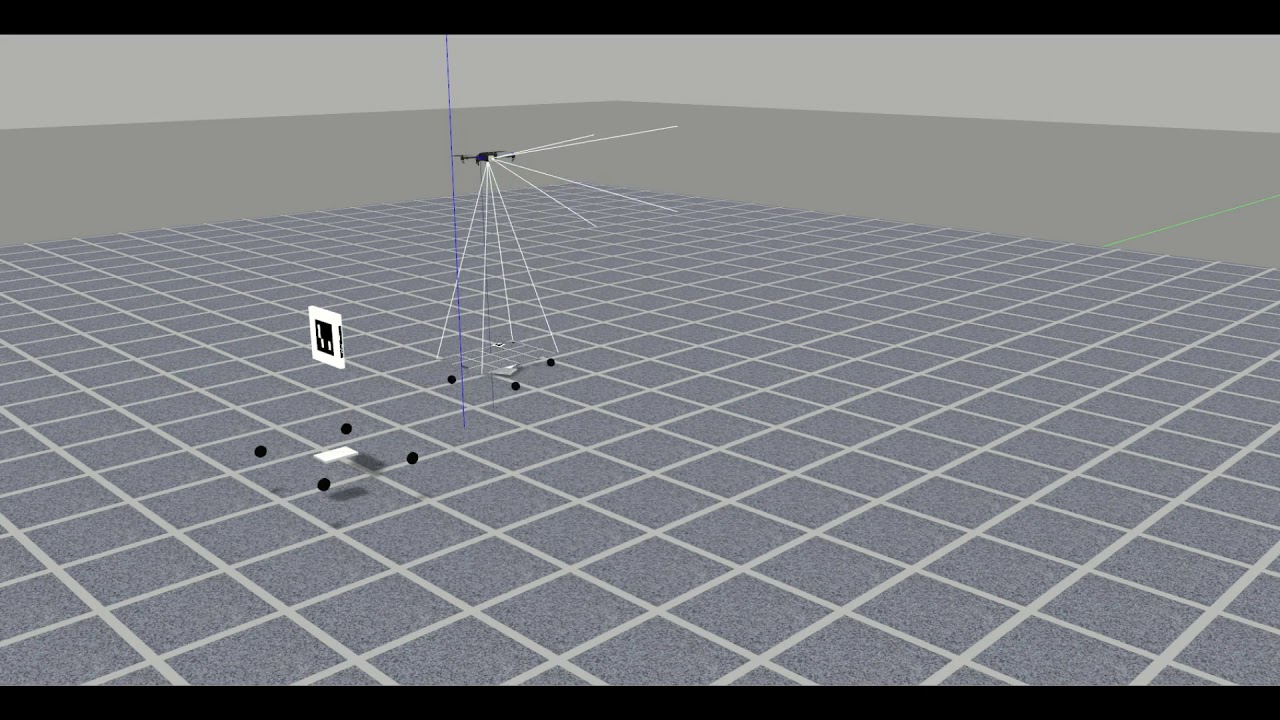 Full Quadrotor Autonomous Mission Simulation (Autonomous Landing Moving Platform)(Gazebo+ SITL ...