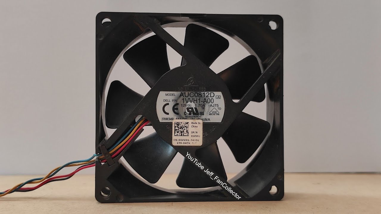 Uncommon DELTA Fan AUC0812D 12V 0.70A 4500rpm 8025 4wire SB Made In ...