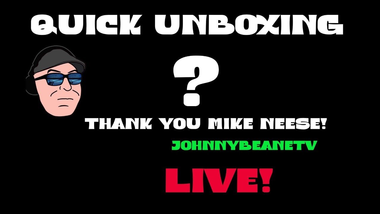 A quick unboxing from Mike Neese! LIVE! 1/17/22 - YouTube