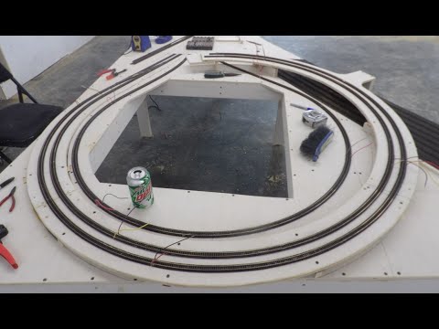 Starting an N-scale layout build in the new workshop - YouTube