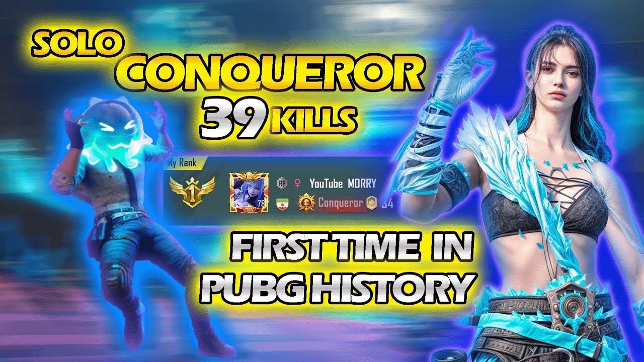 Top 200 / Conqueror Rank Best Kill Record Only Solo Vs Squad With 39 ...