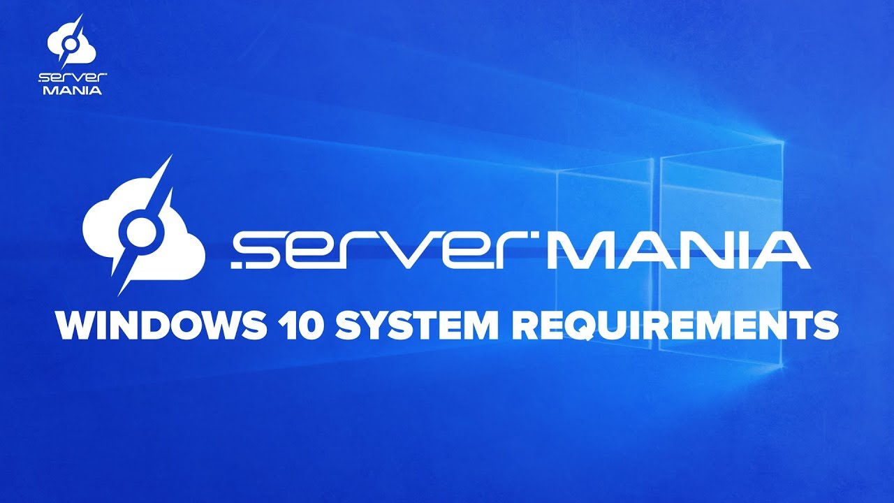 Windows 10 System Requirements - YouTube