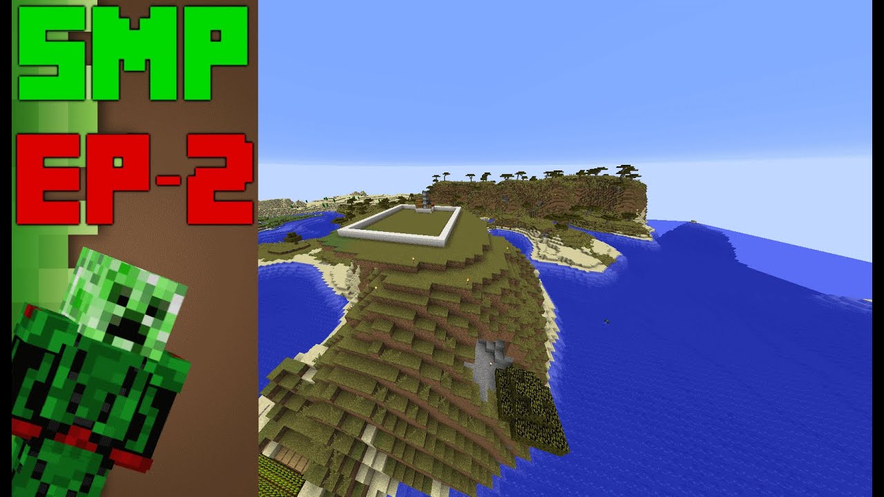 The Flaming Shark SMP ep-2 New House! - YouTube