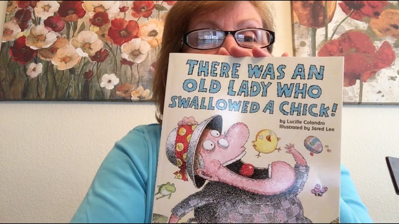 There was an old lady who swallowed a chick! Easter time fun! - YouTube