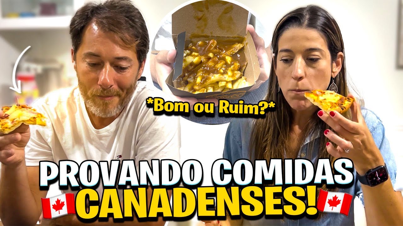 Provando comidas canadenses - YouTube