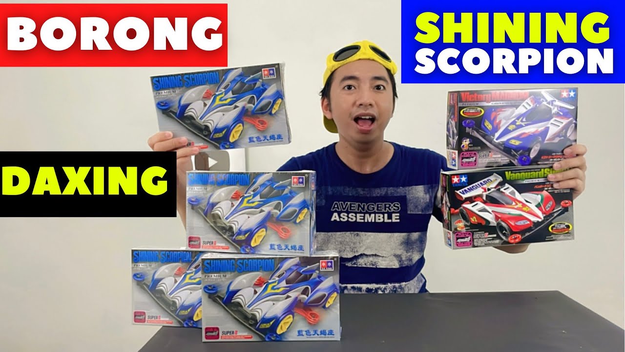 UnBoxing Rep Tamiya Shining Scorpion Dari DAXING MINI 4WD - YouTube