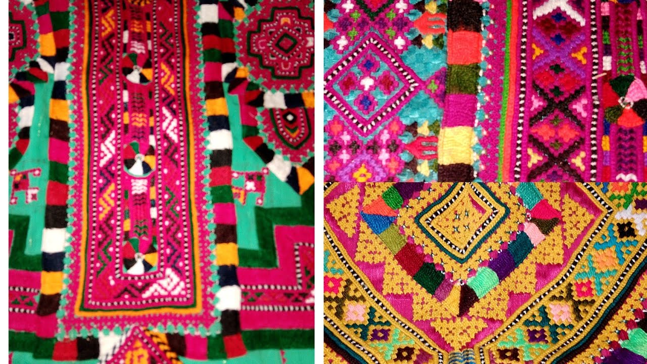 New Balochi Top doch part (21) Balochi top doch with names balochi ...