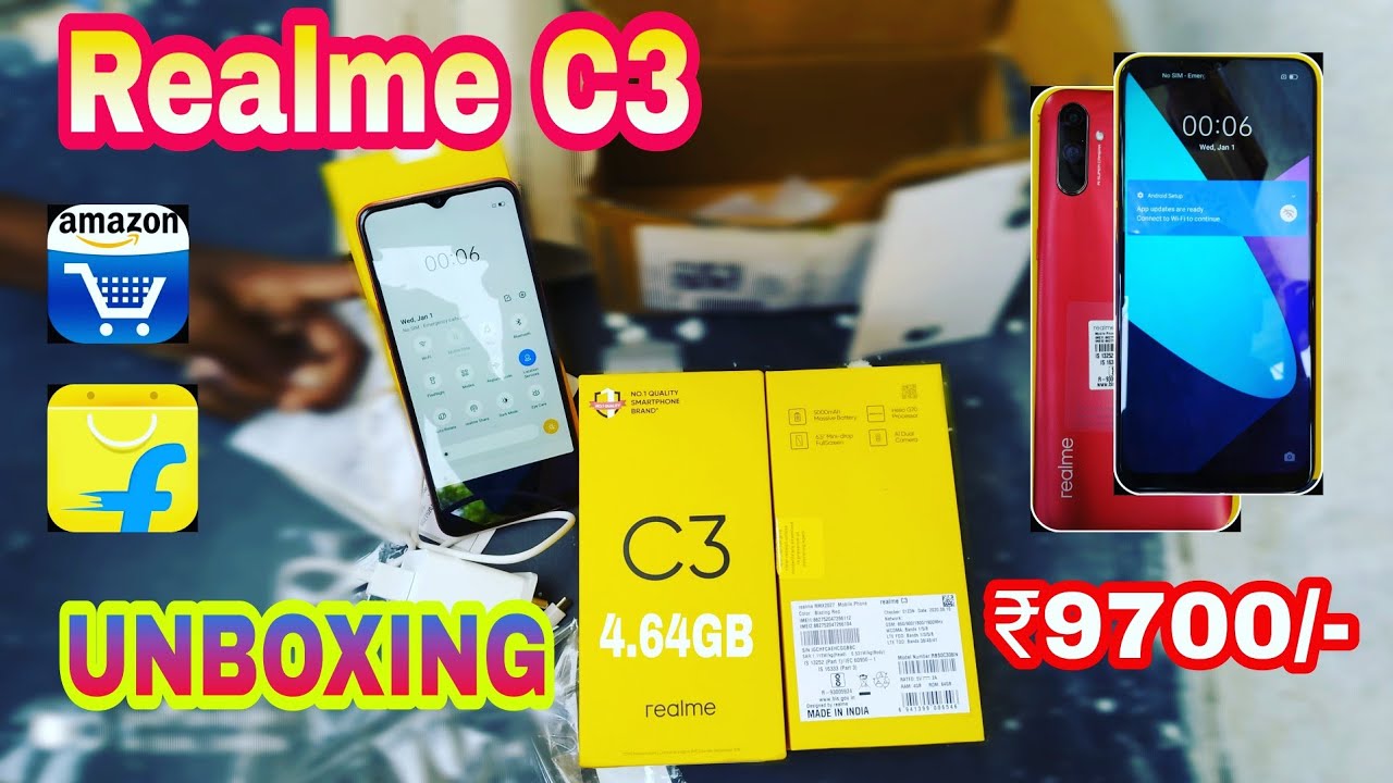 Realme C3 mobile unboxing & First look । ₹10000 under mobile। Best ...