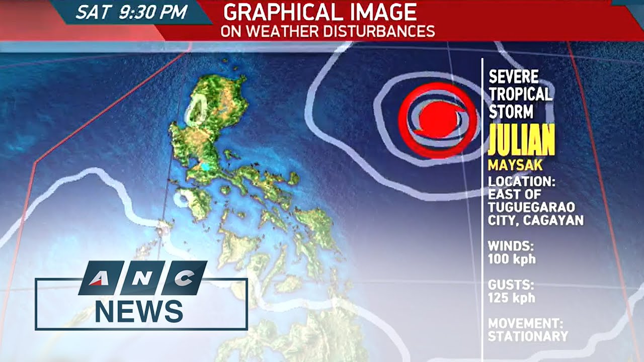 Severe tropical storm 'Julian' intensifies further but won't have ...