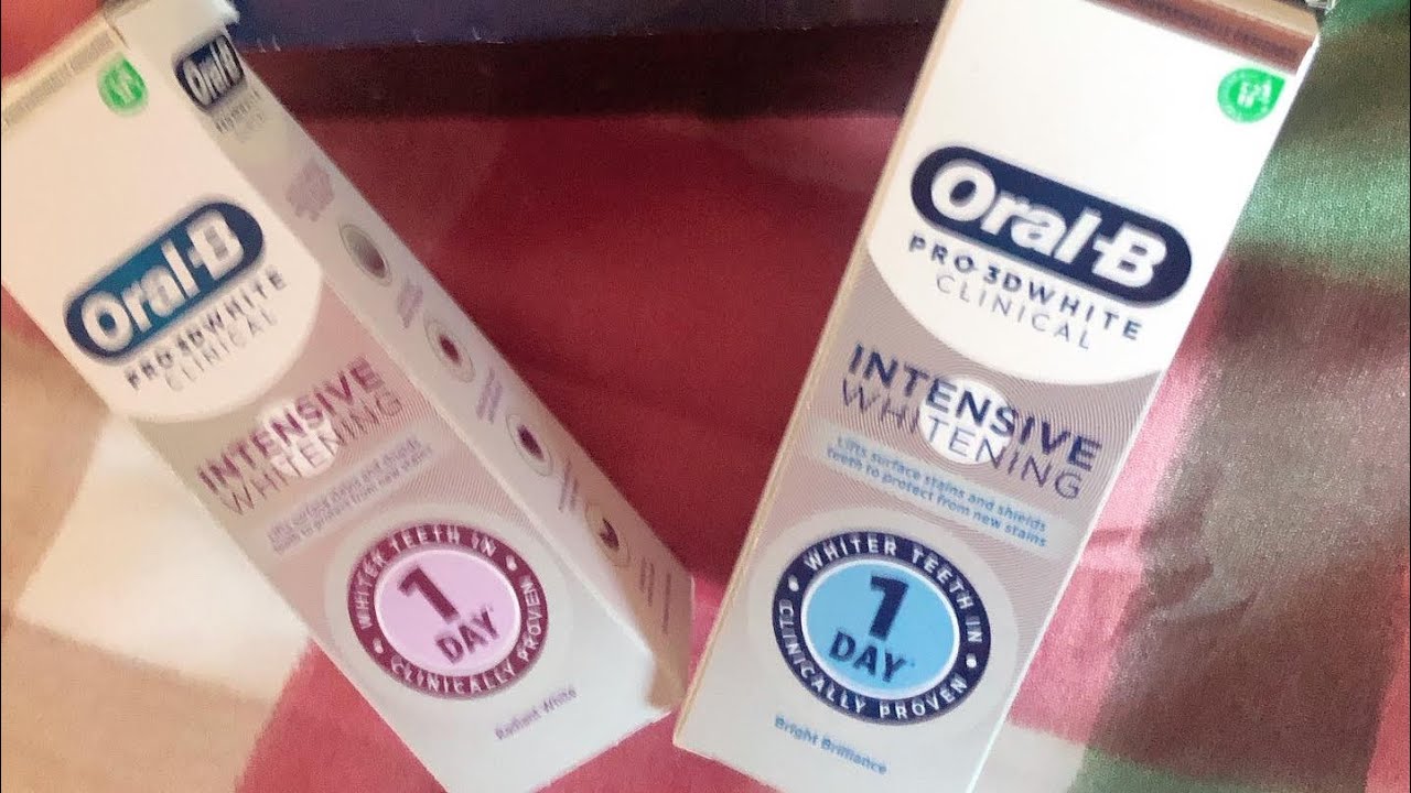 Loving The New Oral-B Intensive Whitening Toothpaste 🦷 - YouTube