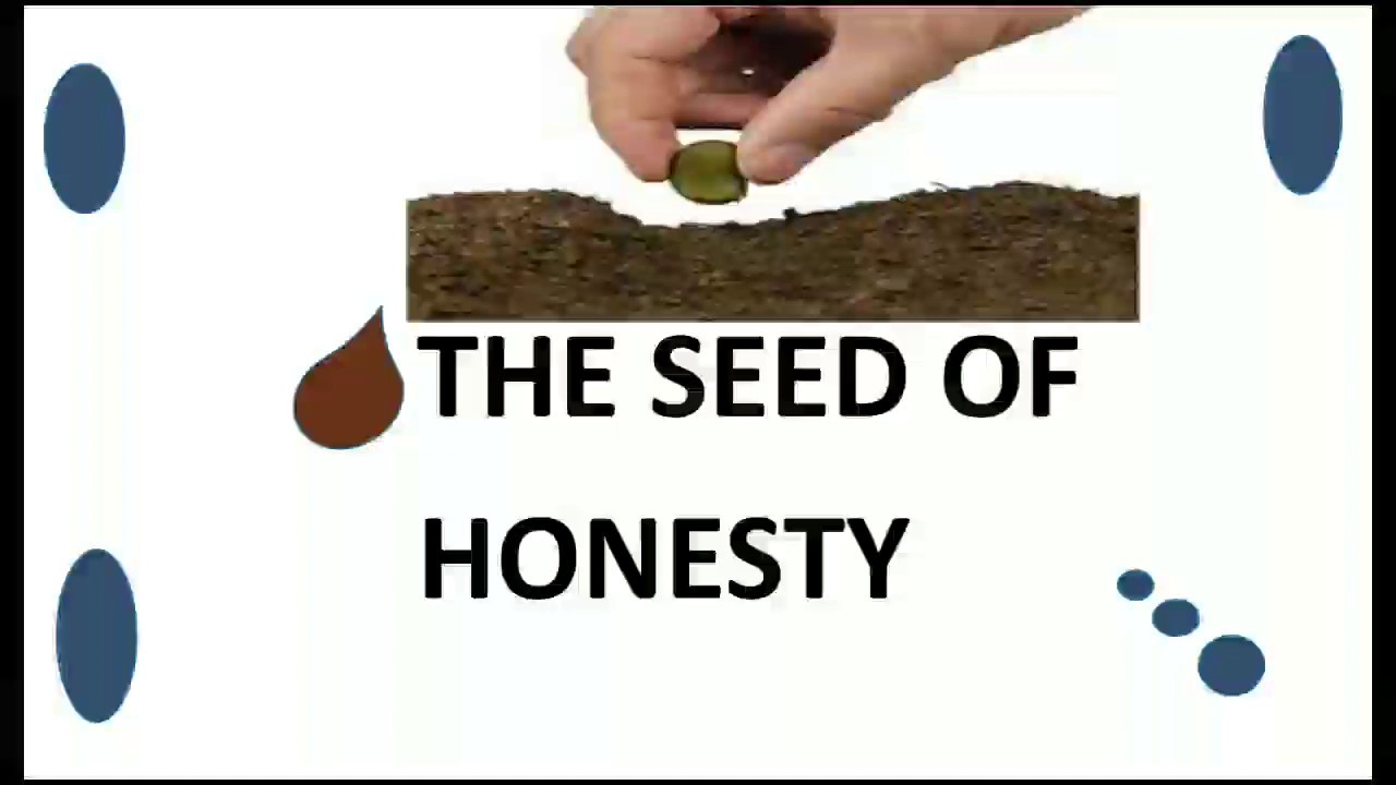 The seed of honesty. - YouTube
