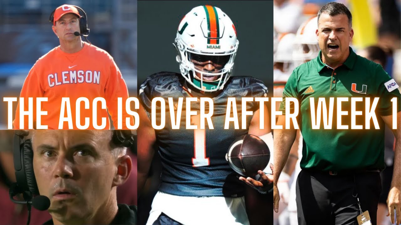 The ACC Conference Is Dead After Week 1 - YouTube