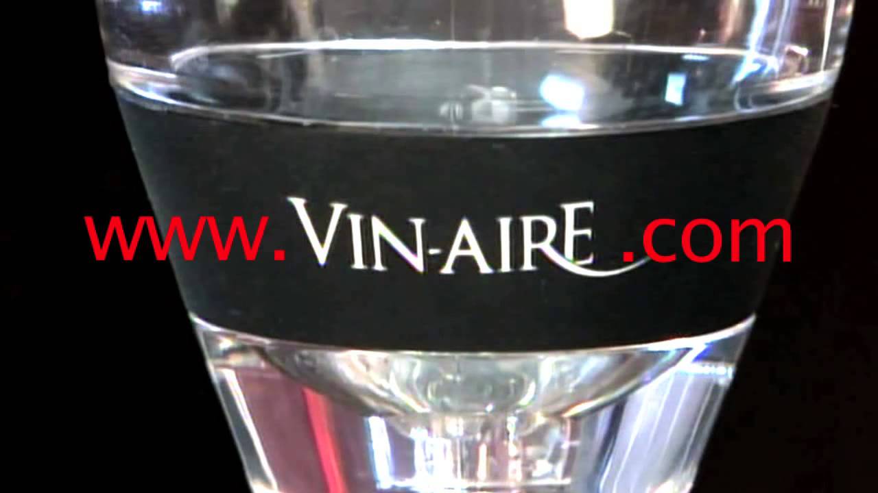 A Breath Of Purity with the Vin-Aire Wine Aerator - YouTube
