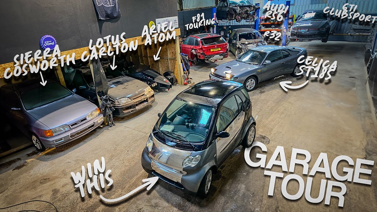 Touring The CarCartel Garage! LOTUS CARLTON, SIERRA COSWORTH + MORE ...