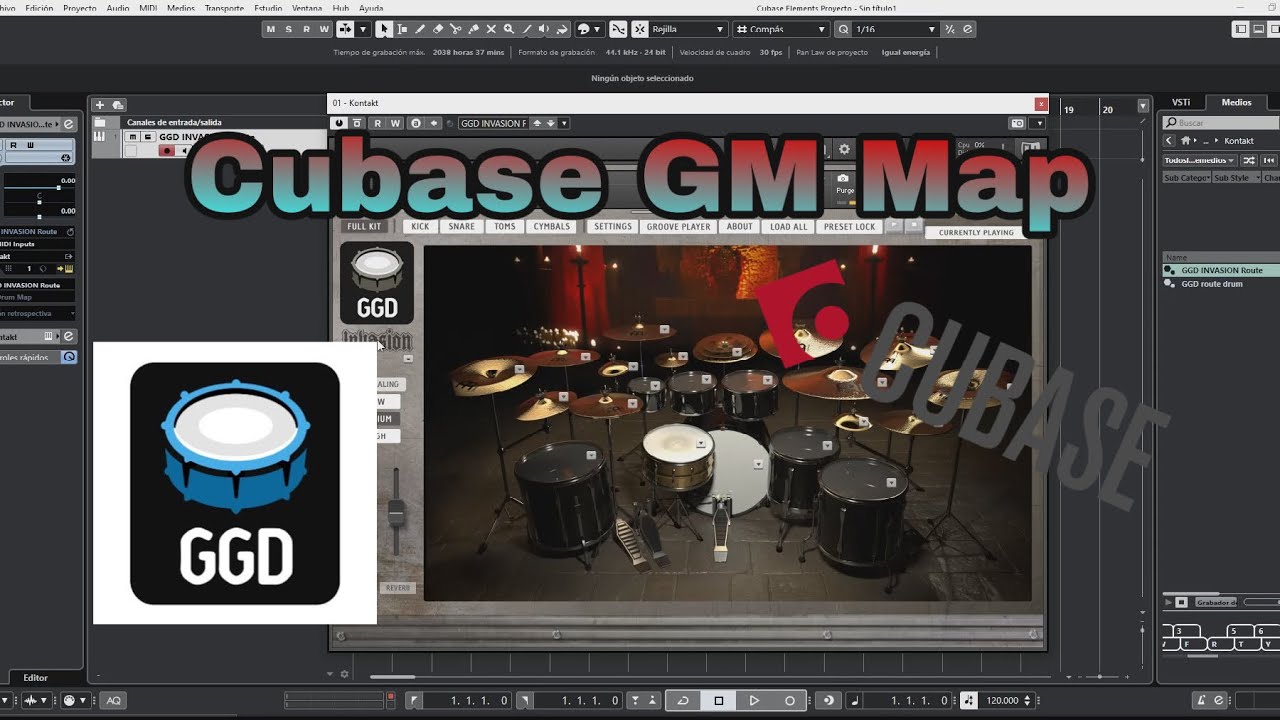 Mix Tip: Como Configurar GM Map con GGD Invasion en Cubase 11 En ...