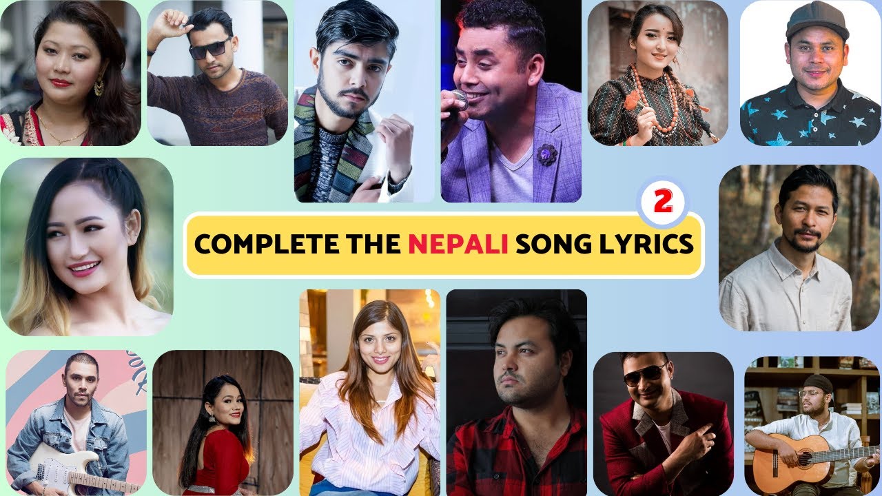 Finish The Lyrics Challenge Nepali Songs 2023 | Part 2 - YouTube