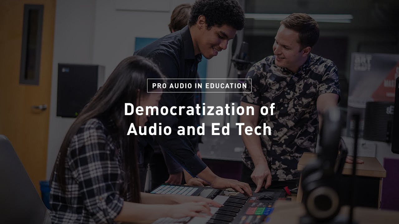 Democratization of Audio and Ed Tech // Focusrite Pro - YouTube