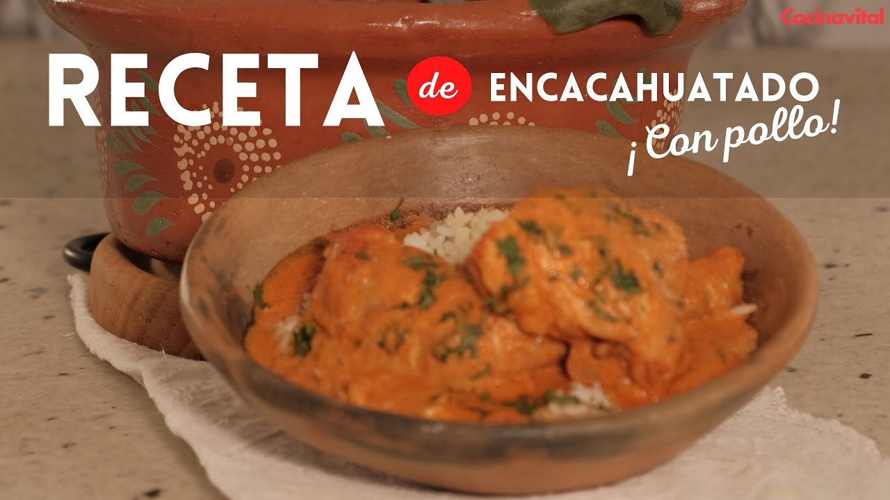 Cómo hacer delicioso ENCACAHUATADO con pollo | Recetas mexicanas y ...