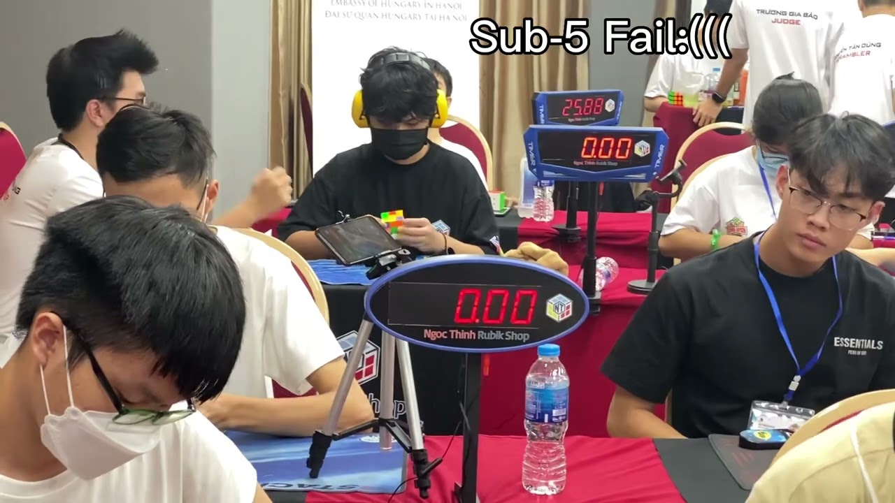 Two sub 6 fullstep solves from Hanoi Open 2022 - YouTube